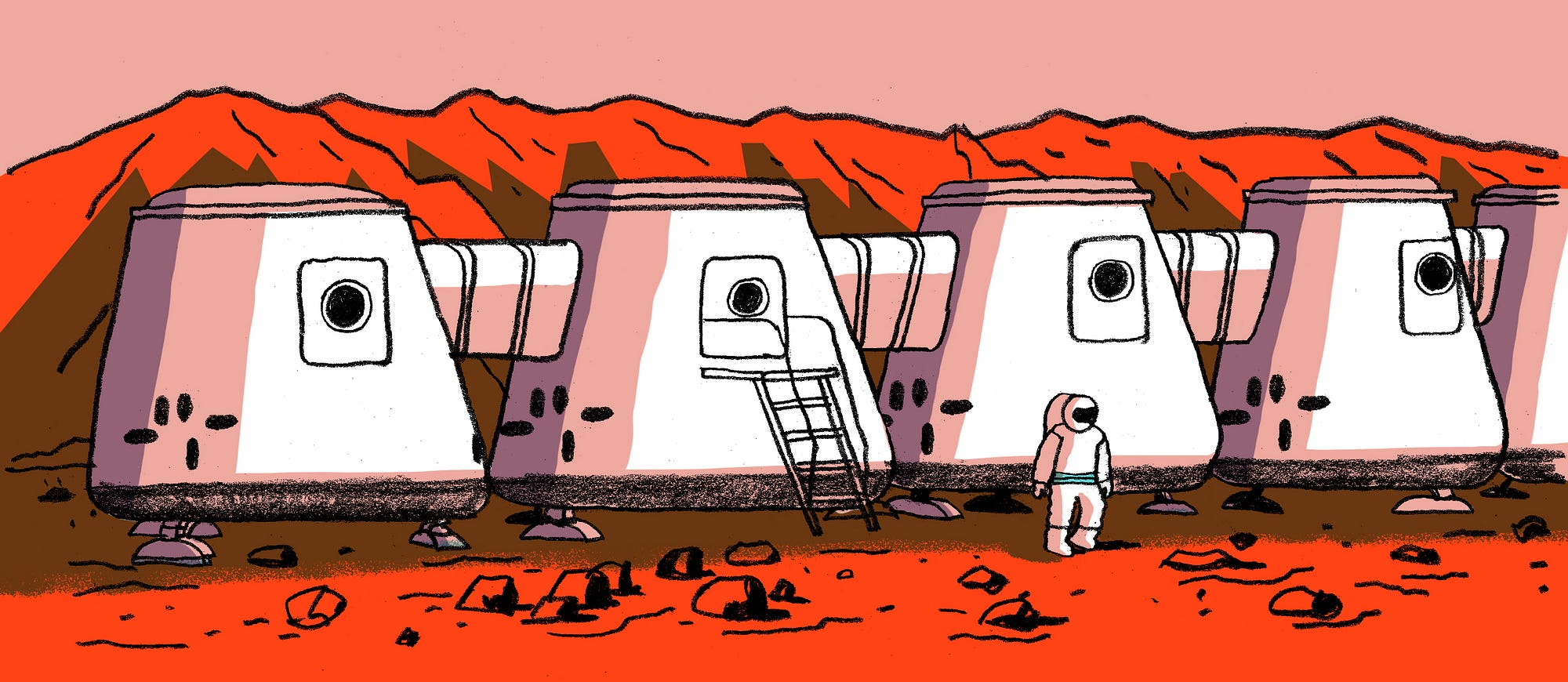 Mars One Concept Drawings