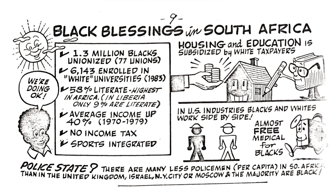 Anti Apartheid Cartoon