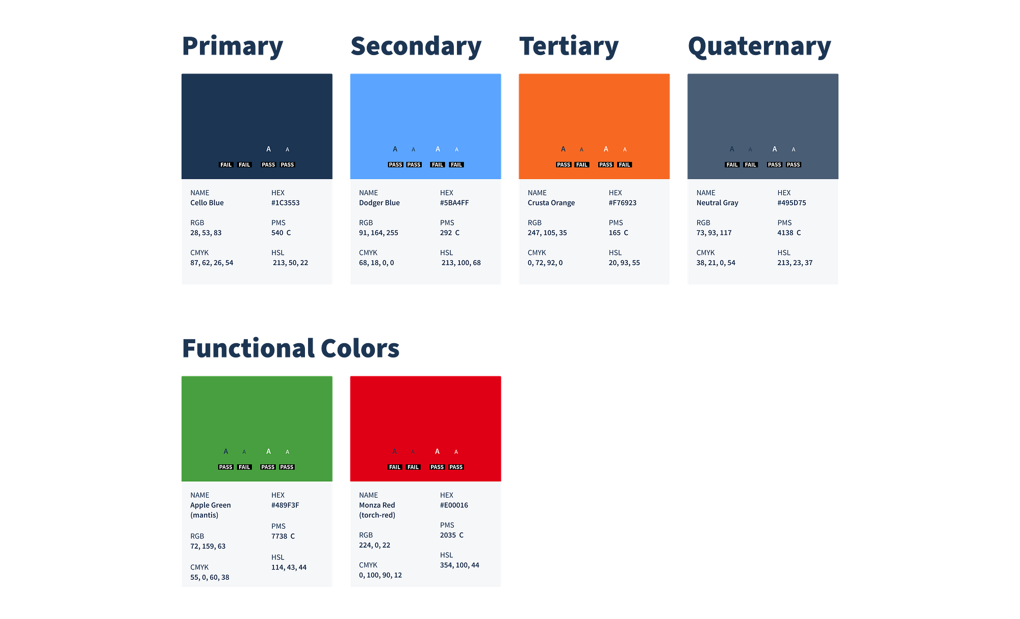 Quaternary Colors