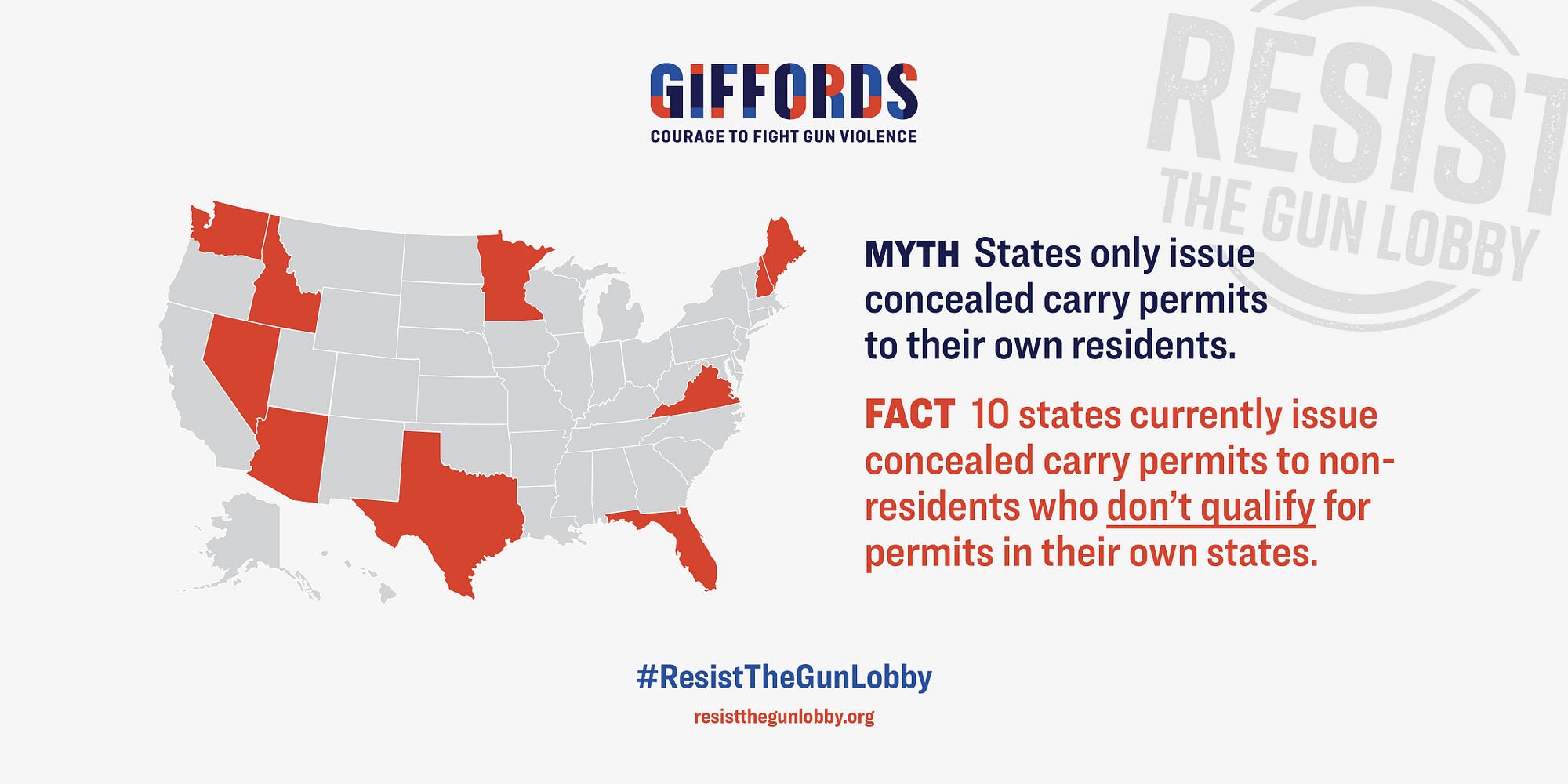 Right To Carry States Map