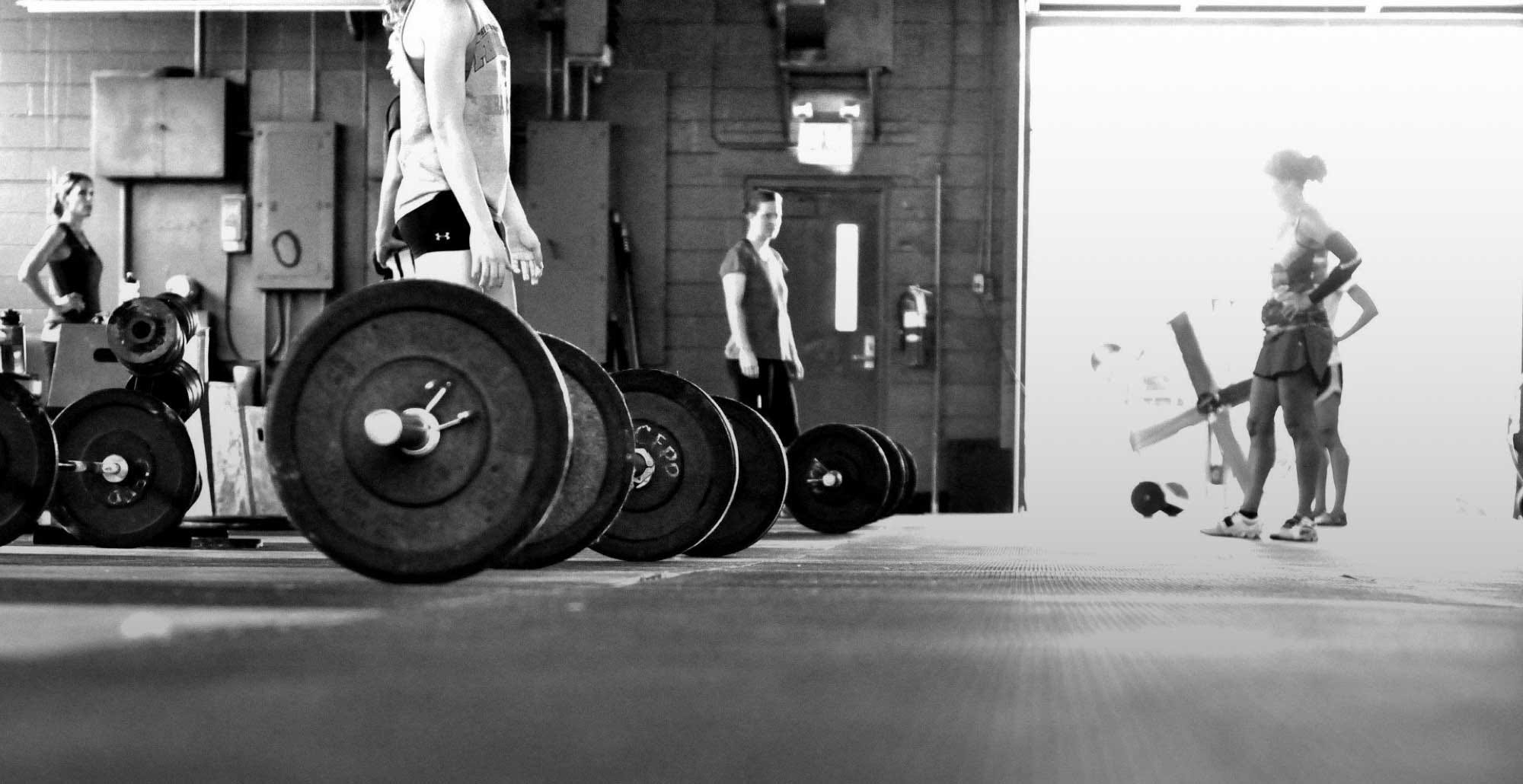 Crossfit Gym Black And White