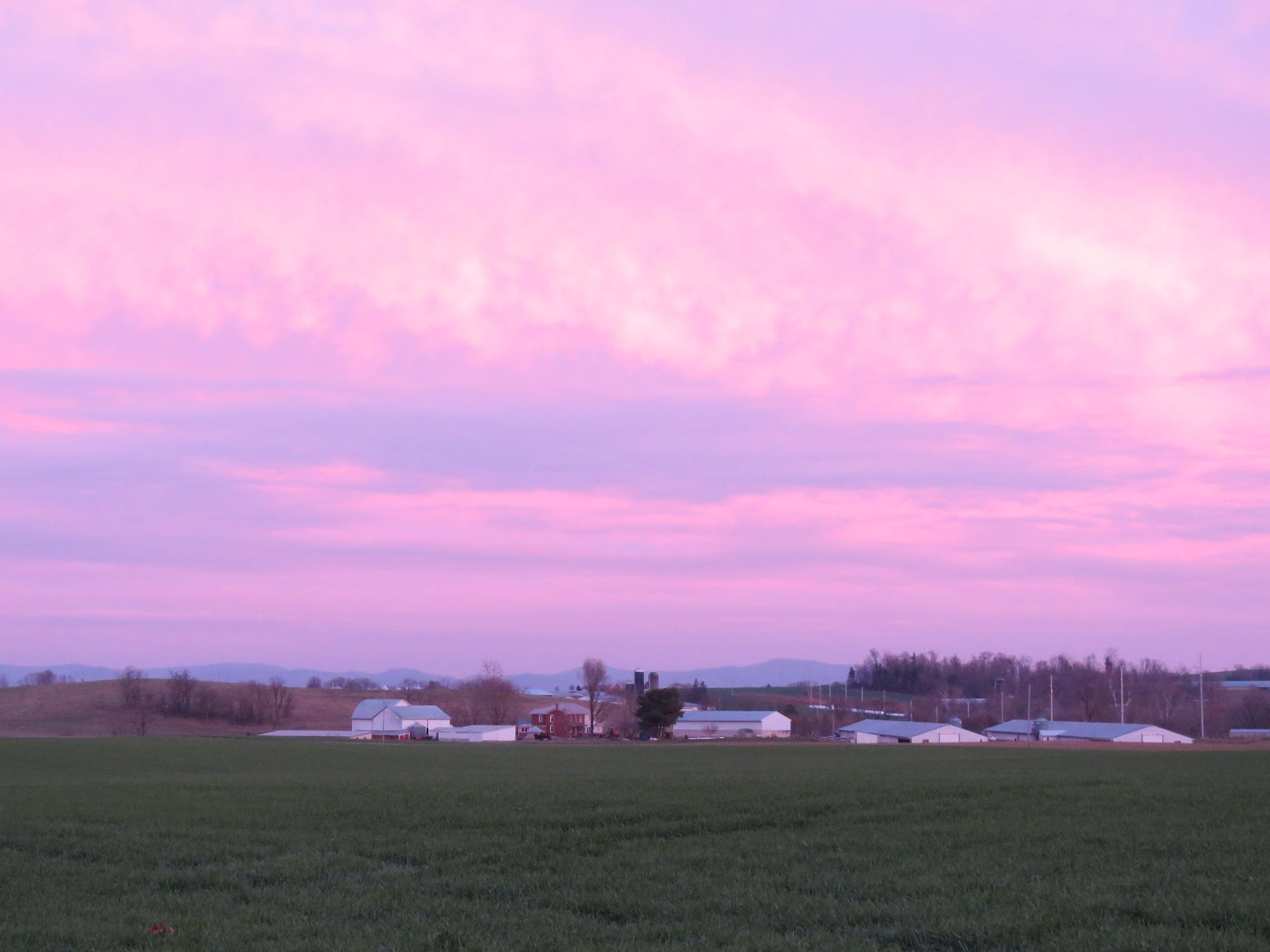 Old West Purple Sky Sunset