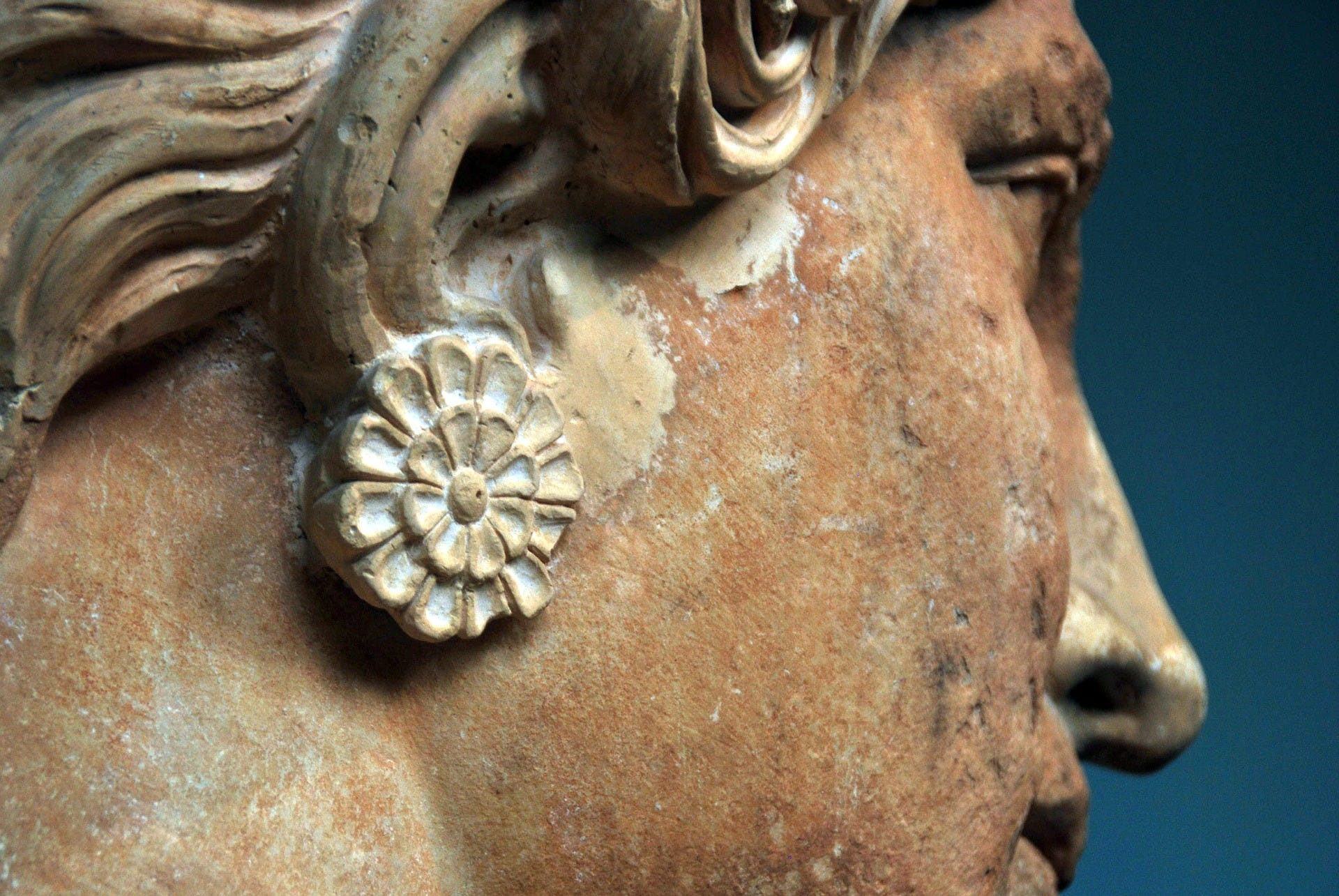 Greek Statue Head Profile