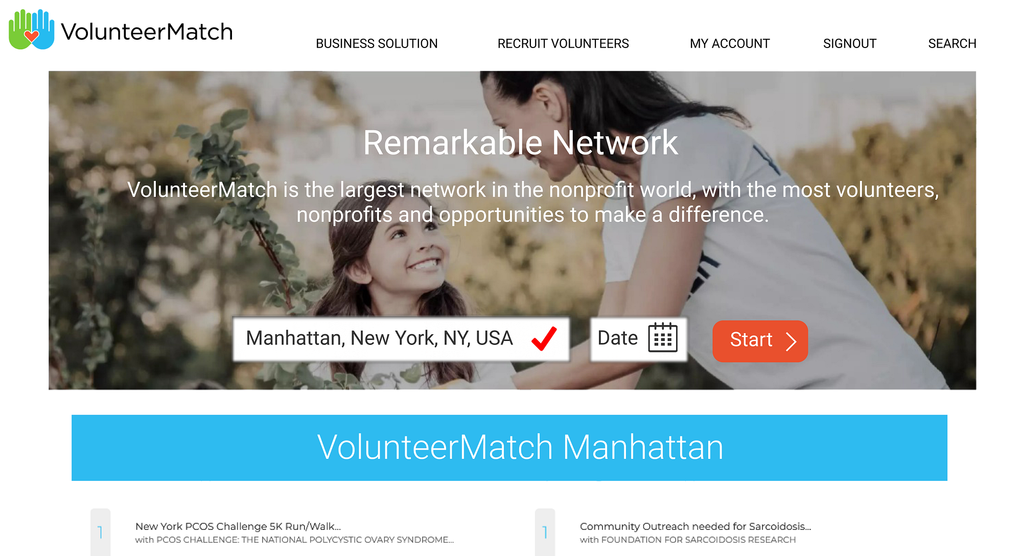 Volunteer Web Design