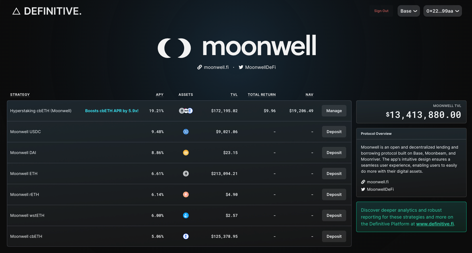 Moonwell Definitive + Moonwell: Advanced Yield Through Lending | By