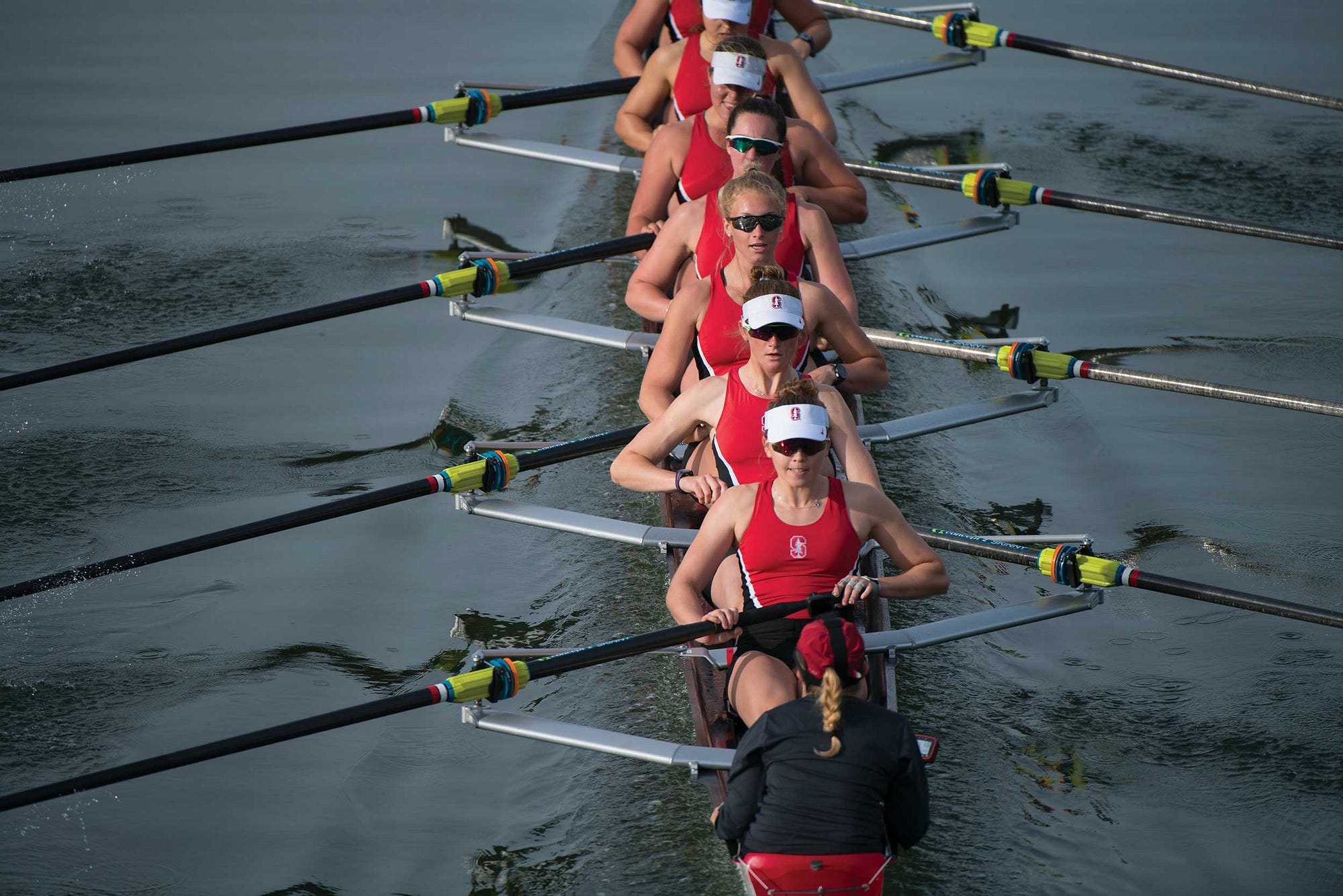 One Man Crew Rowing Boat