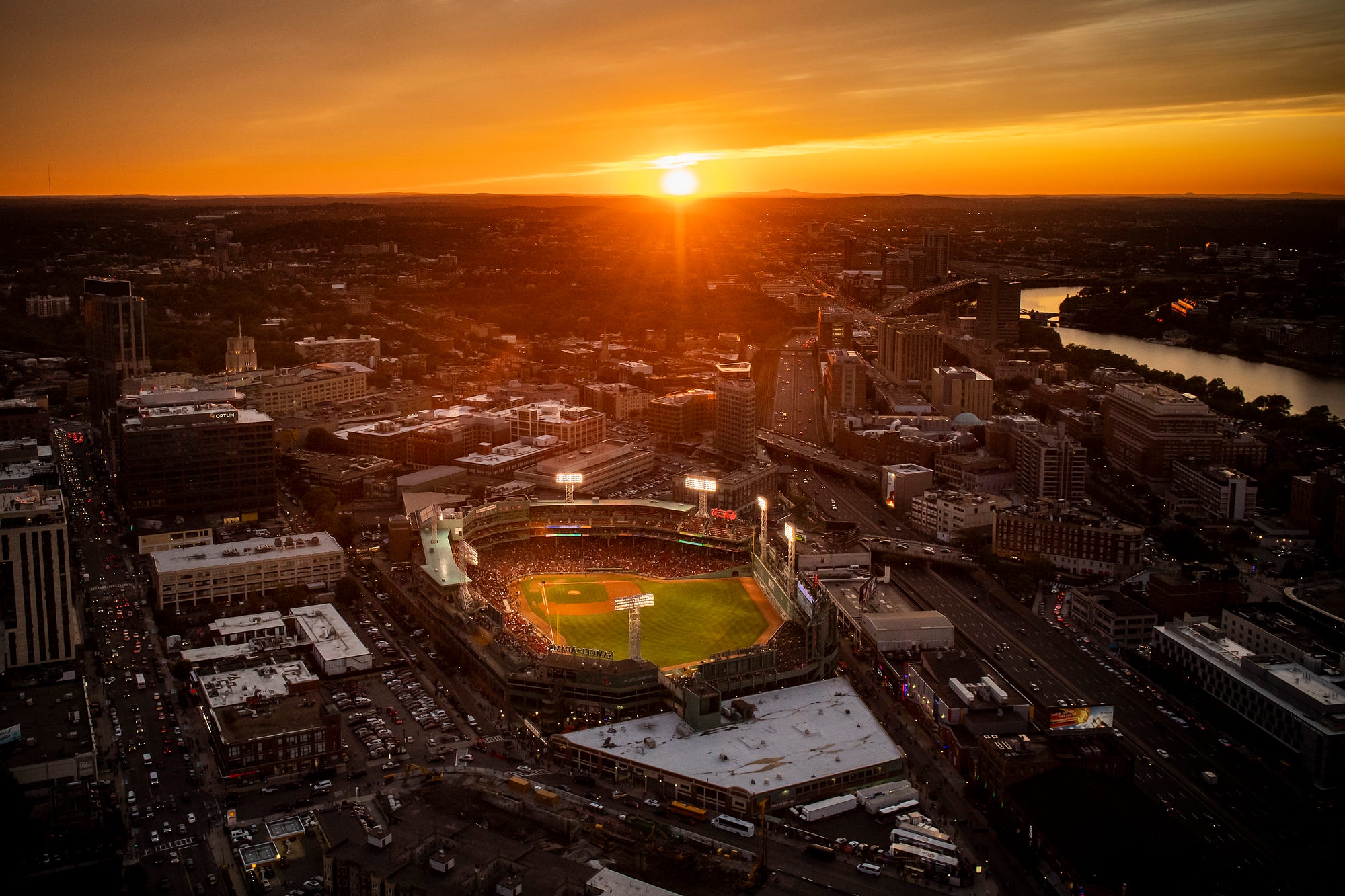 Fenway Park Sunset
