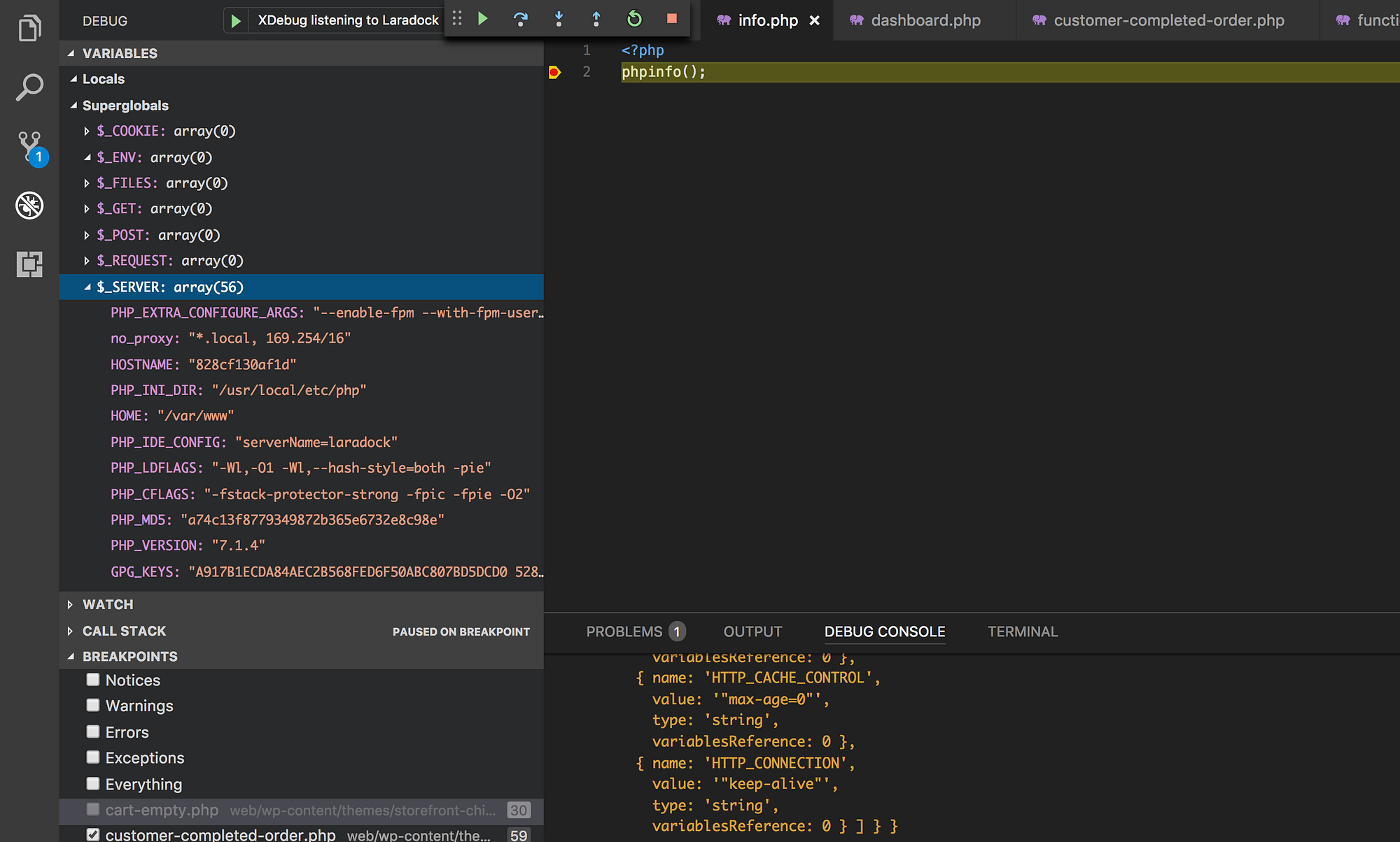 Using Xdebug With Laradock And Visual Studio Code Shawn Debug PHP With