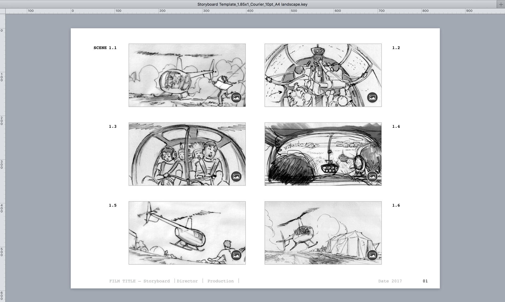 Powerpoint Storyboard Template