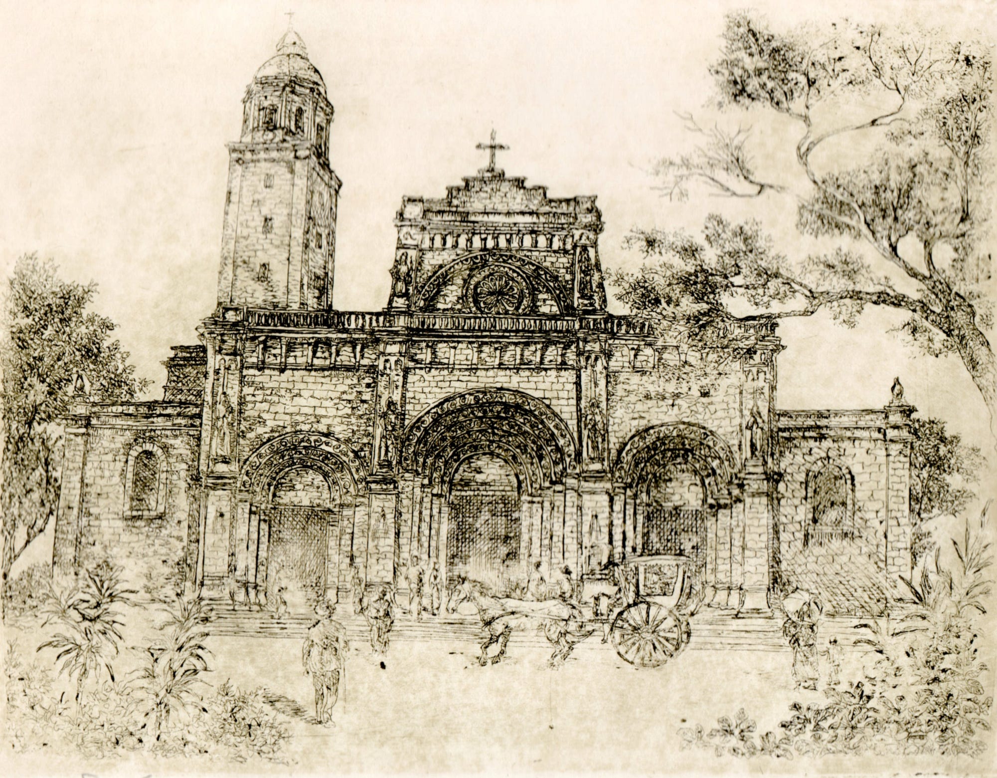 Quiapo Church Sketch