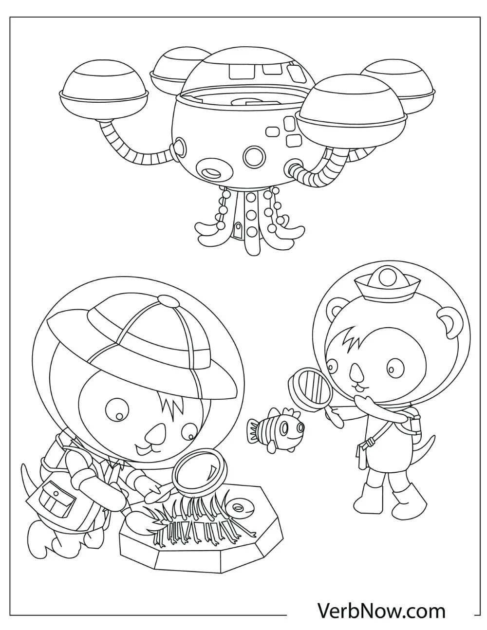 Free Octonaut Coloring Pages Free Printable Octonauts Coloring Pages