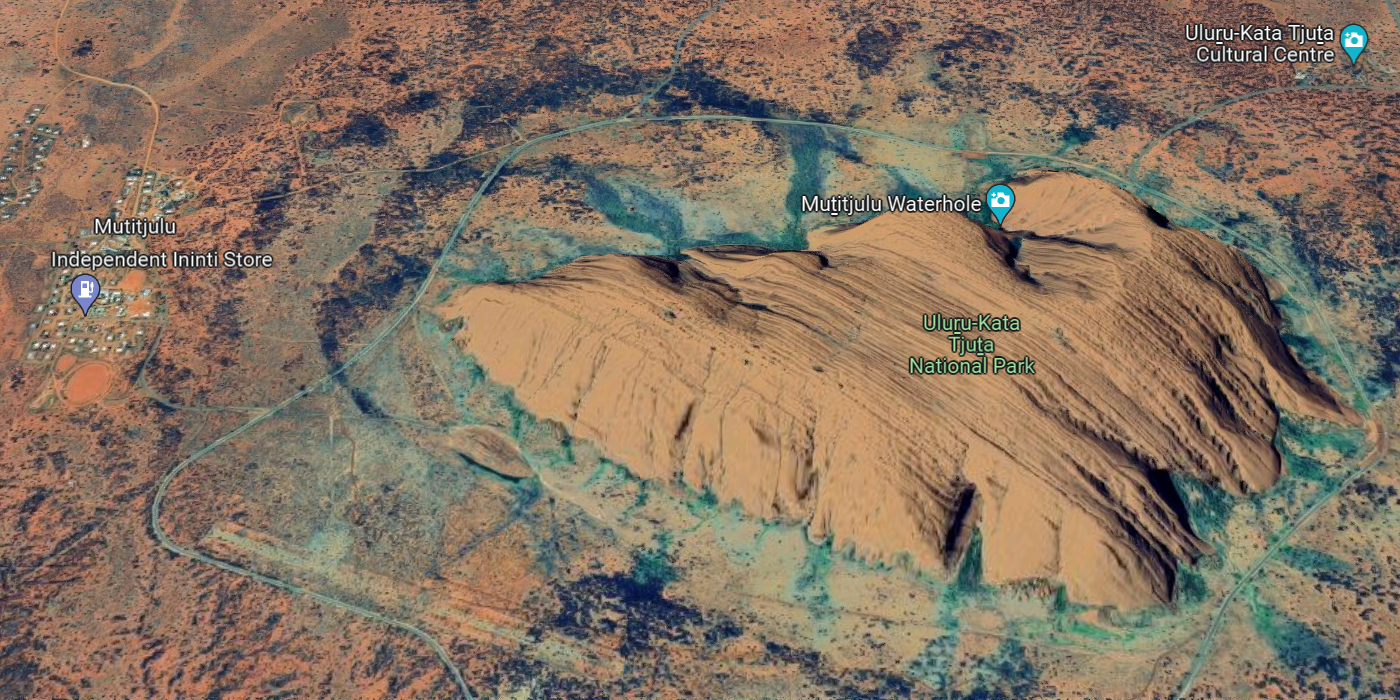 Uluru Ayers Rock Map Uluru Or Ayers Rock Mountain Information