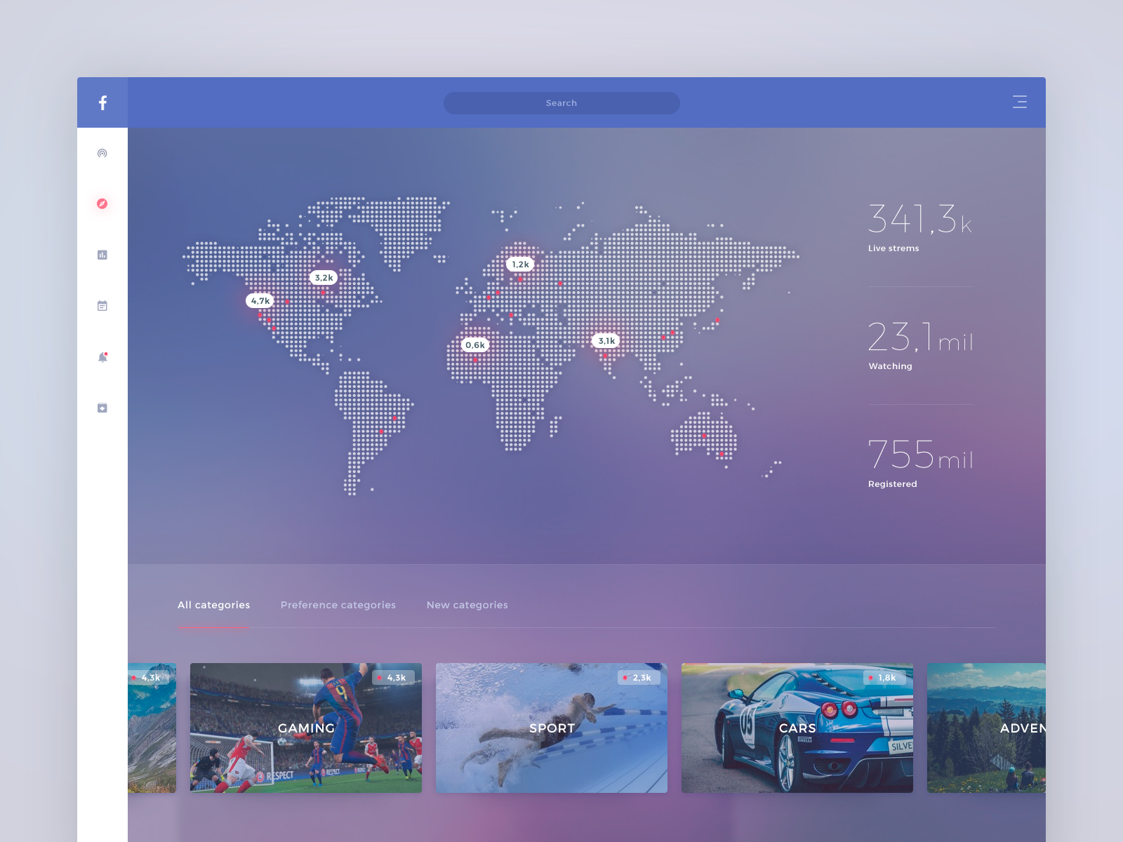Facebook Home Page Redesign Design Ideas Facebook Redesign Attempt By