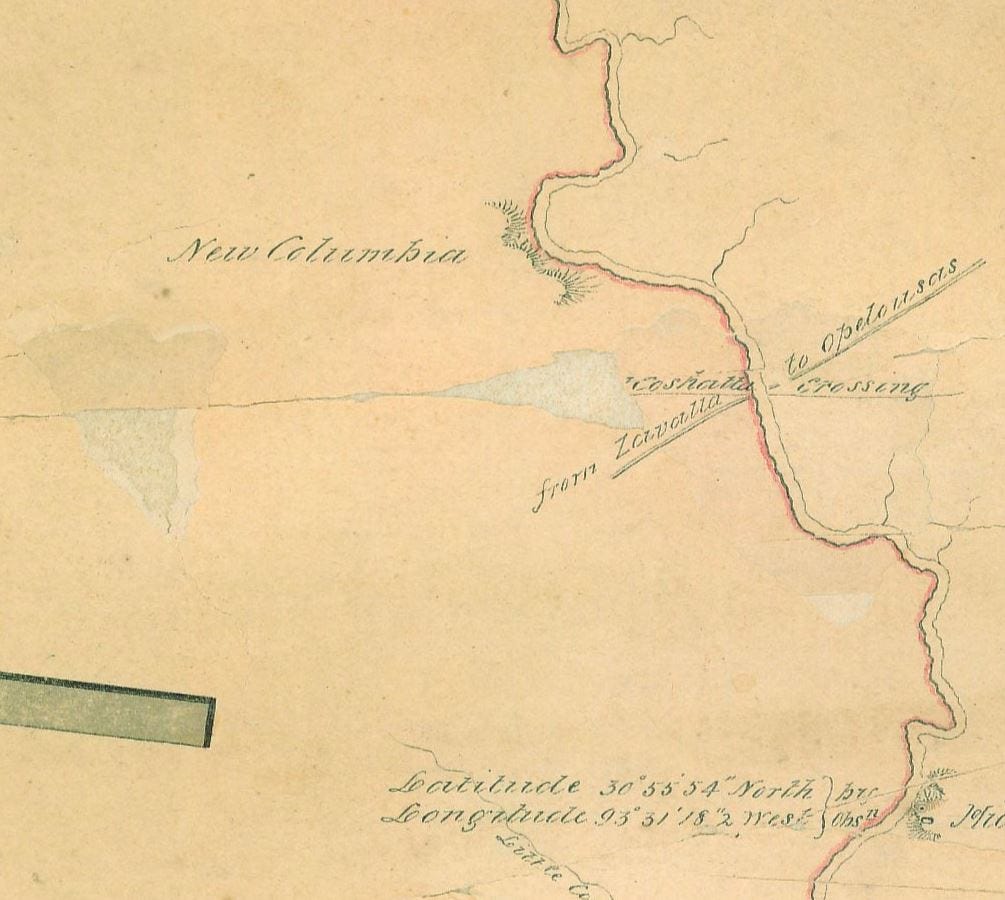 Map Of The River Sabine Save Texas History Medium