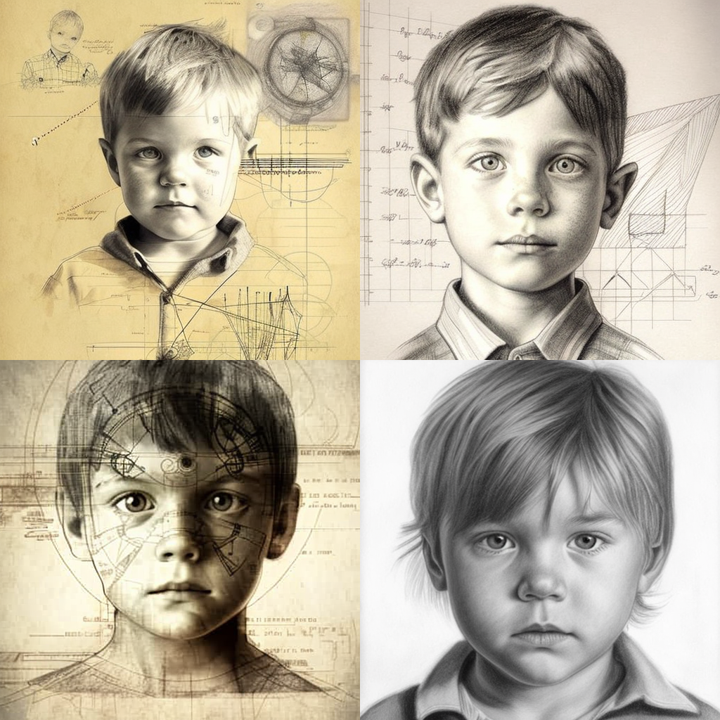 Little Boy Sketch
