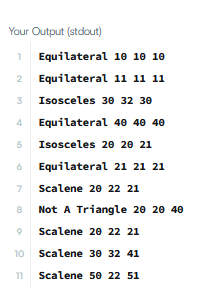 Type of Triangle: HackerRank SQL Challenge | Medium
