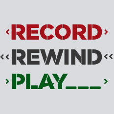 Record Rewind Play – Medium
