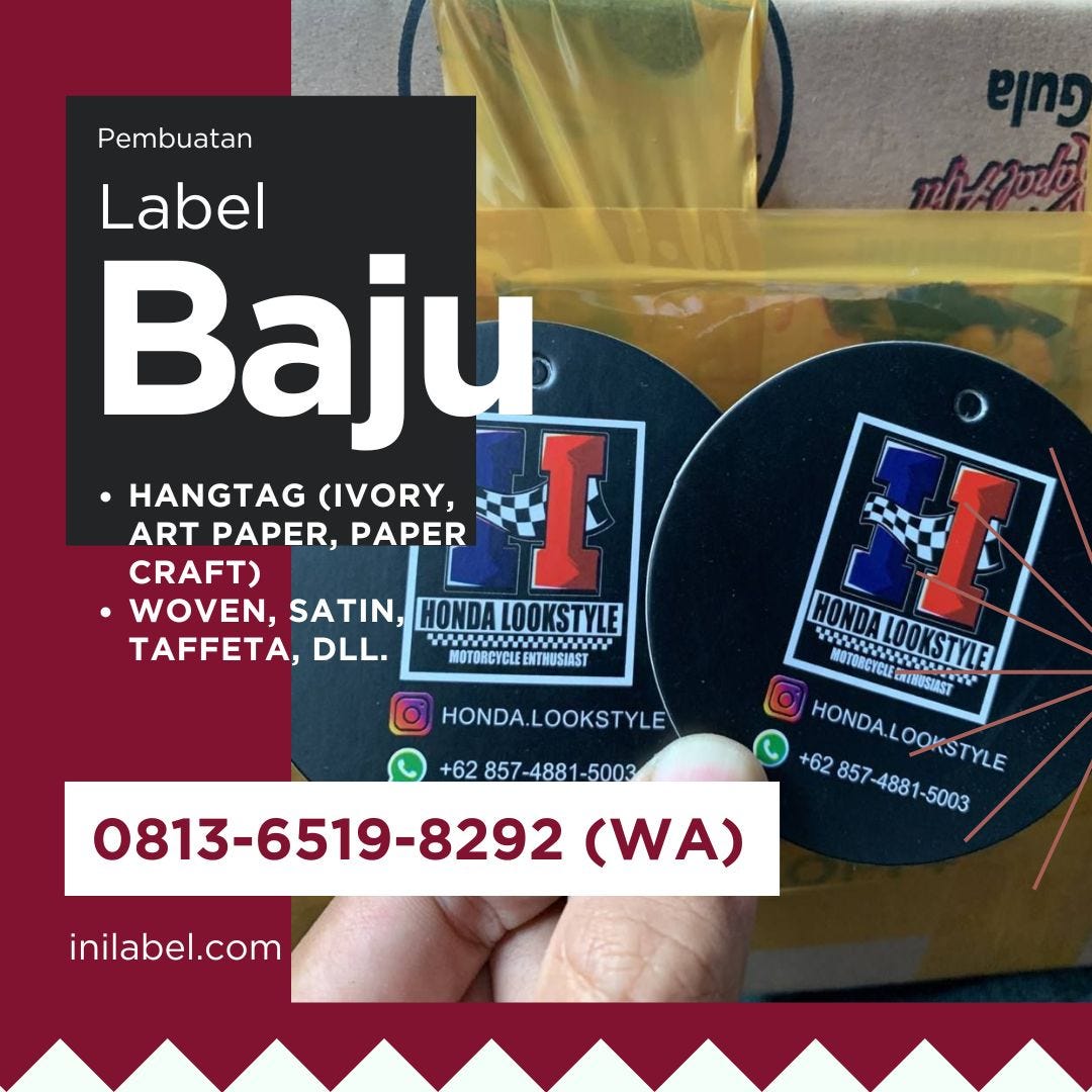 0813 6519 8292 Label Baju Unik – Medium