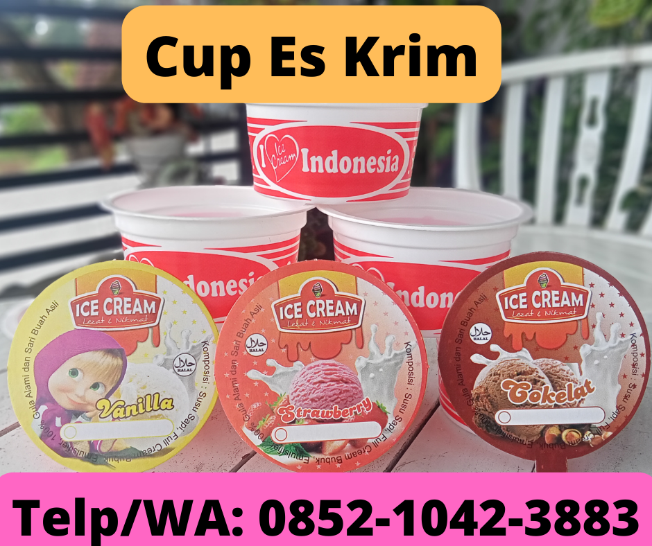 Distributor Cup Es Krim – Medium