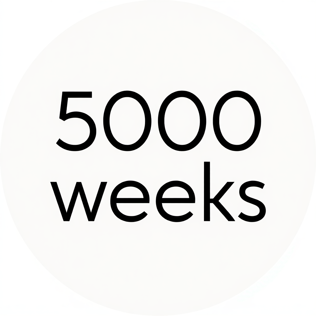 About – 5000weeks – Medium