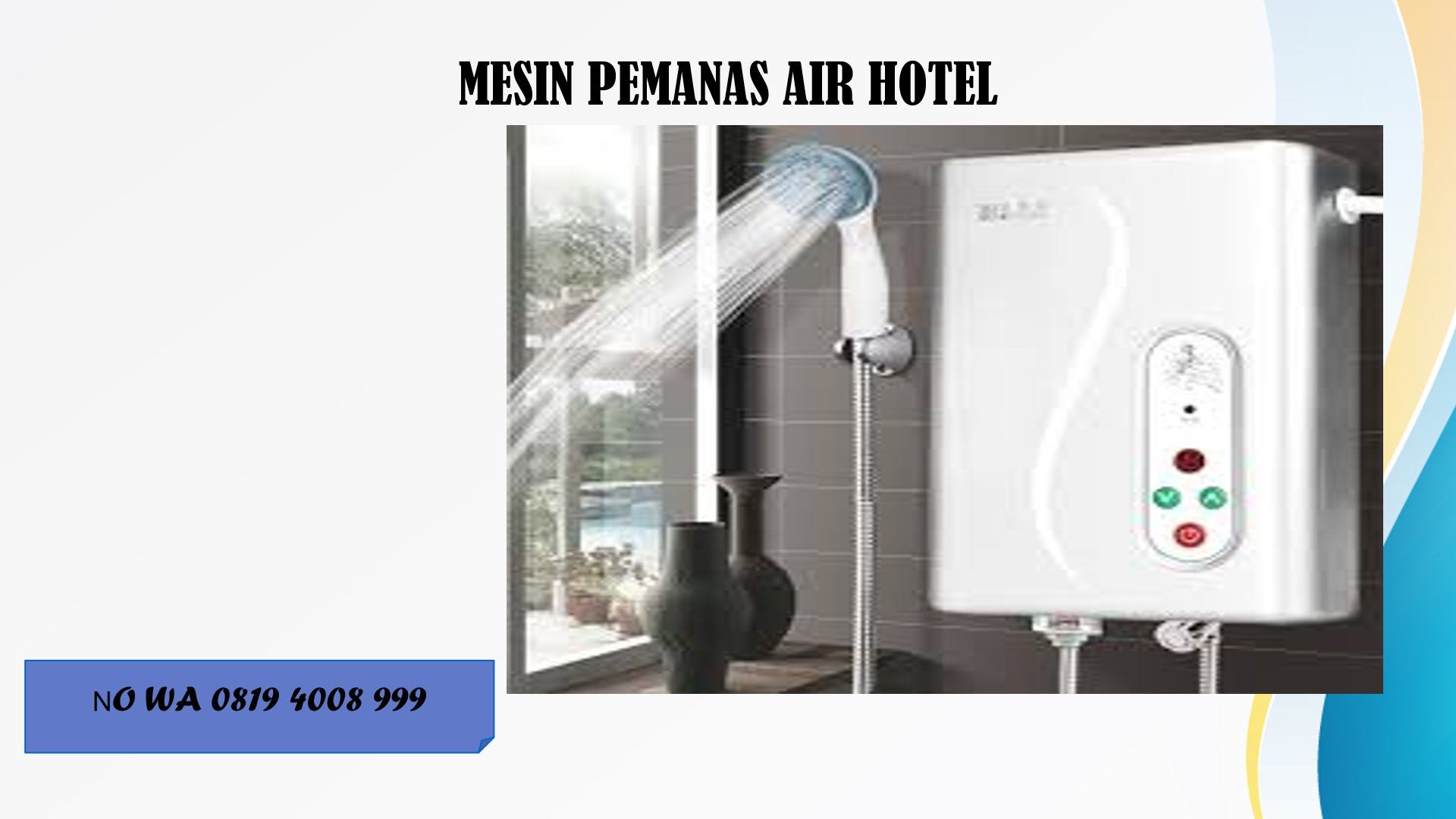 Pemanas Air Boiler – Medium