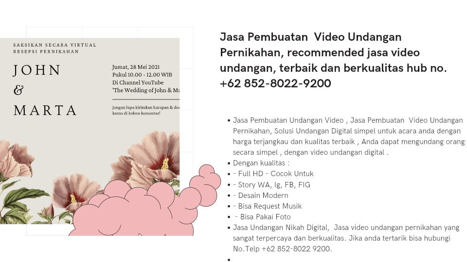 Jasa Wedding Invitation – Medium