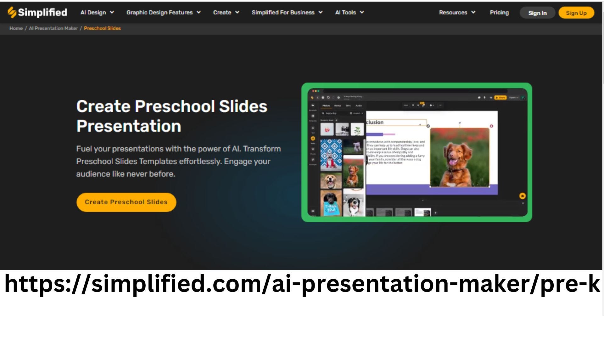 Preschool Slides – Medium