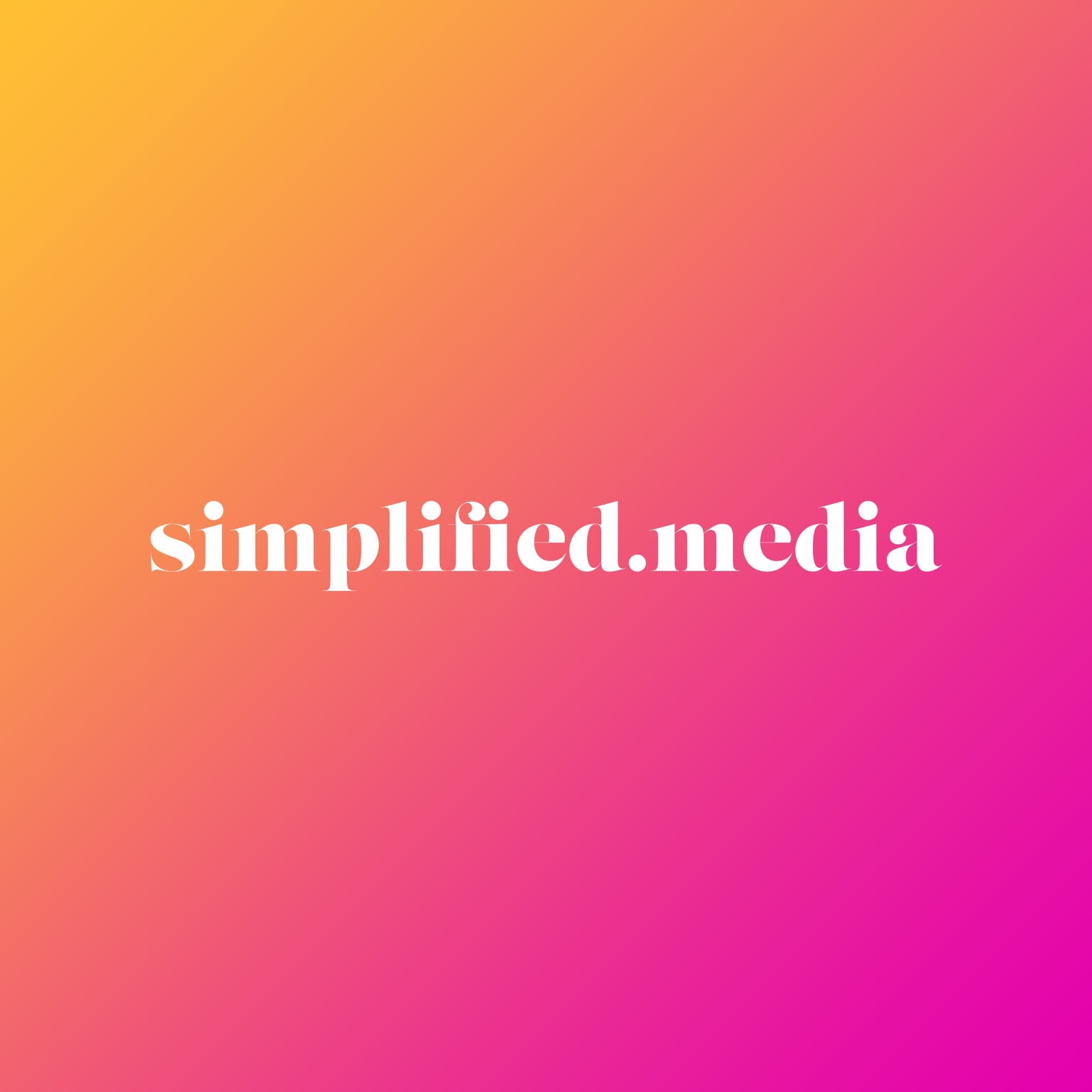 About Simplified media Medium About Simplified media Medium