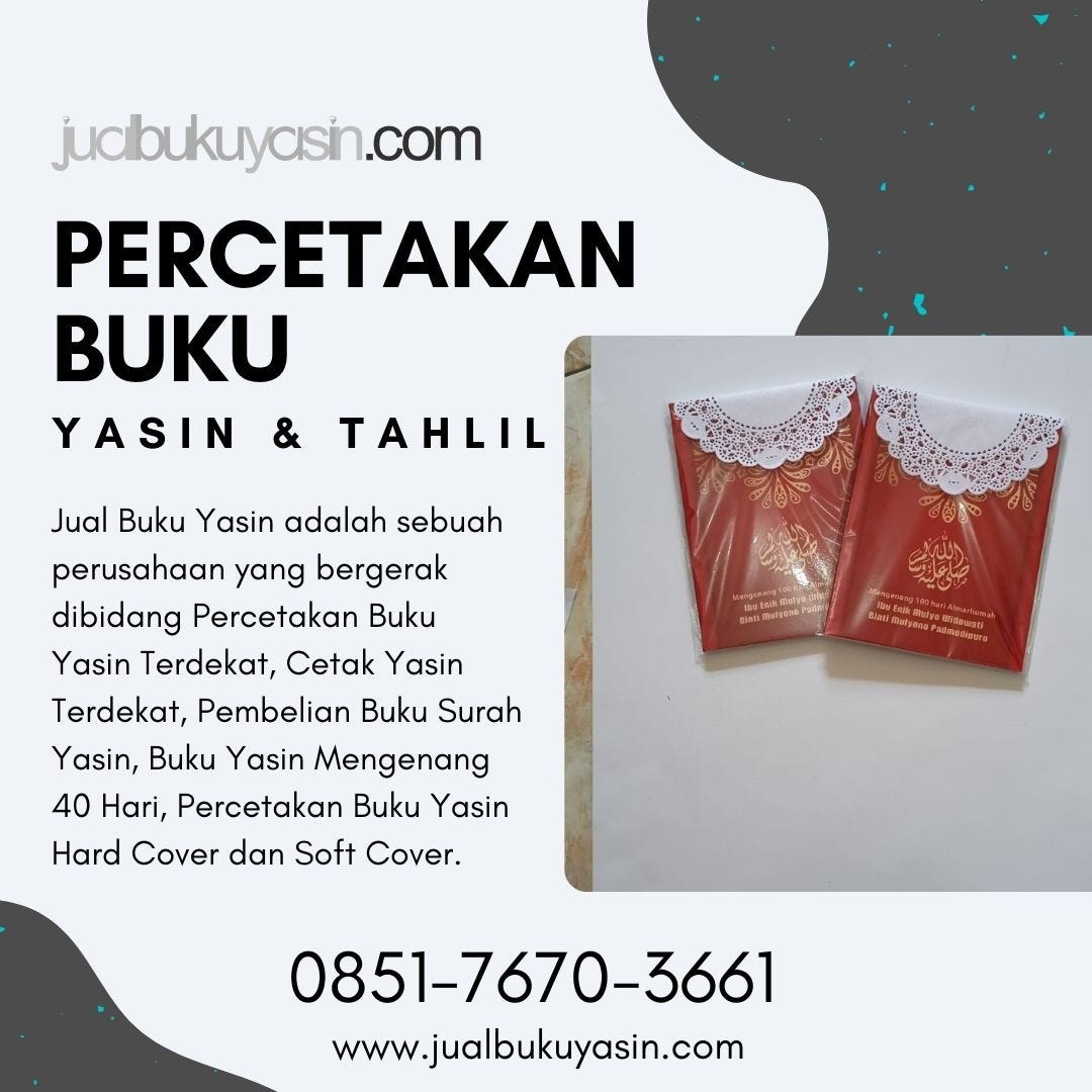 0851-7670-3661 (WA) Percetakan Yasin Ciputat – Medium
