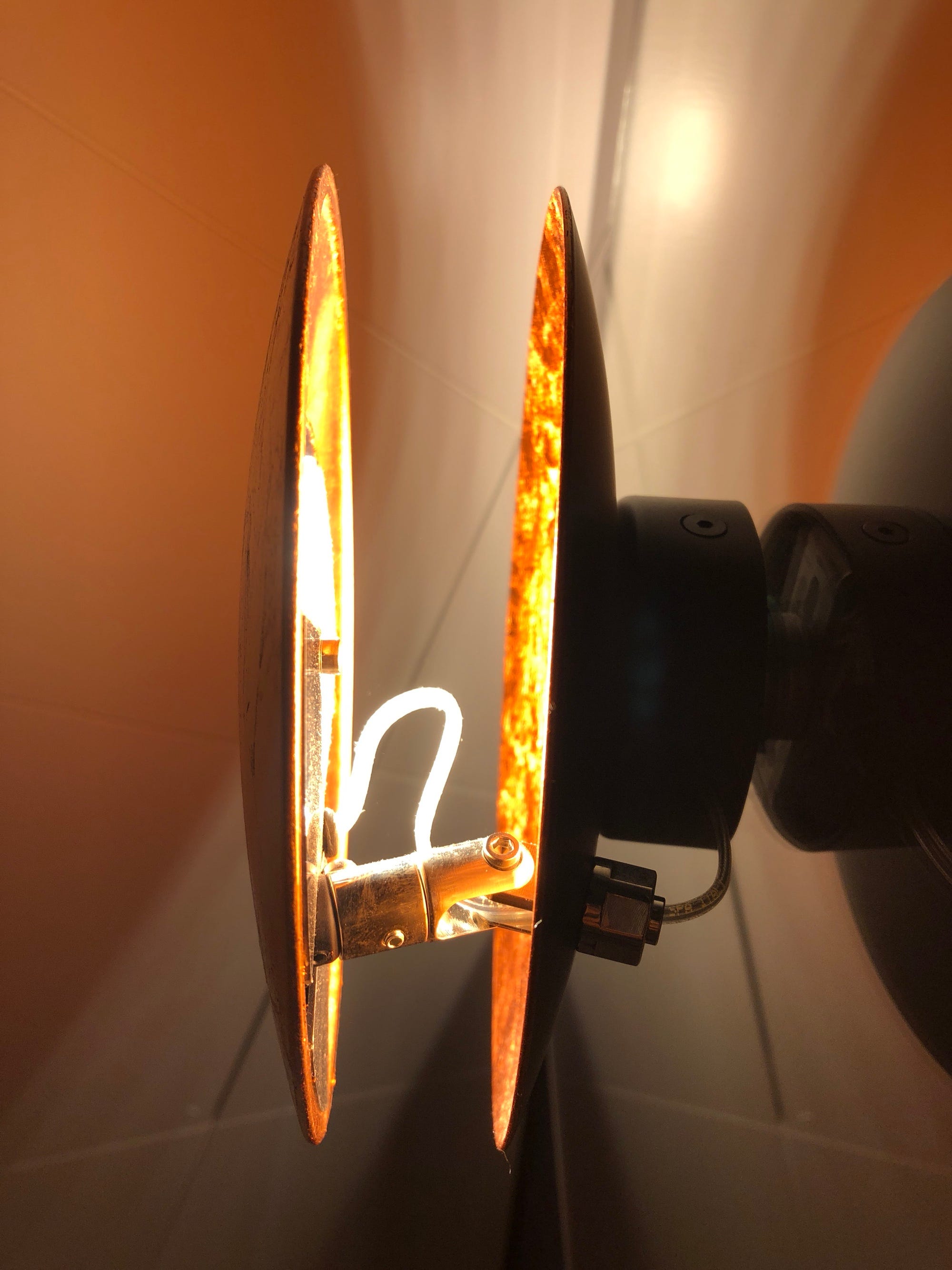 Copper Plate Ambient Light Fixture