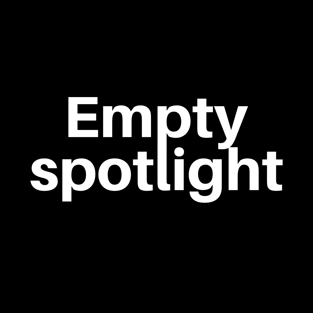 Empty Spotlight On Medium Curated Some Lists