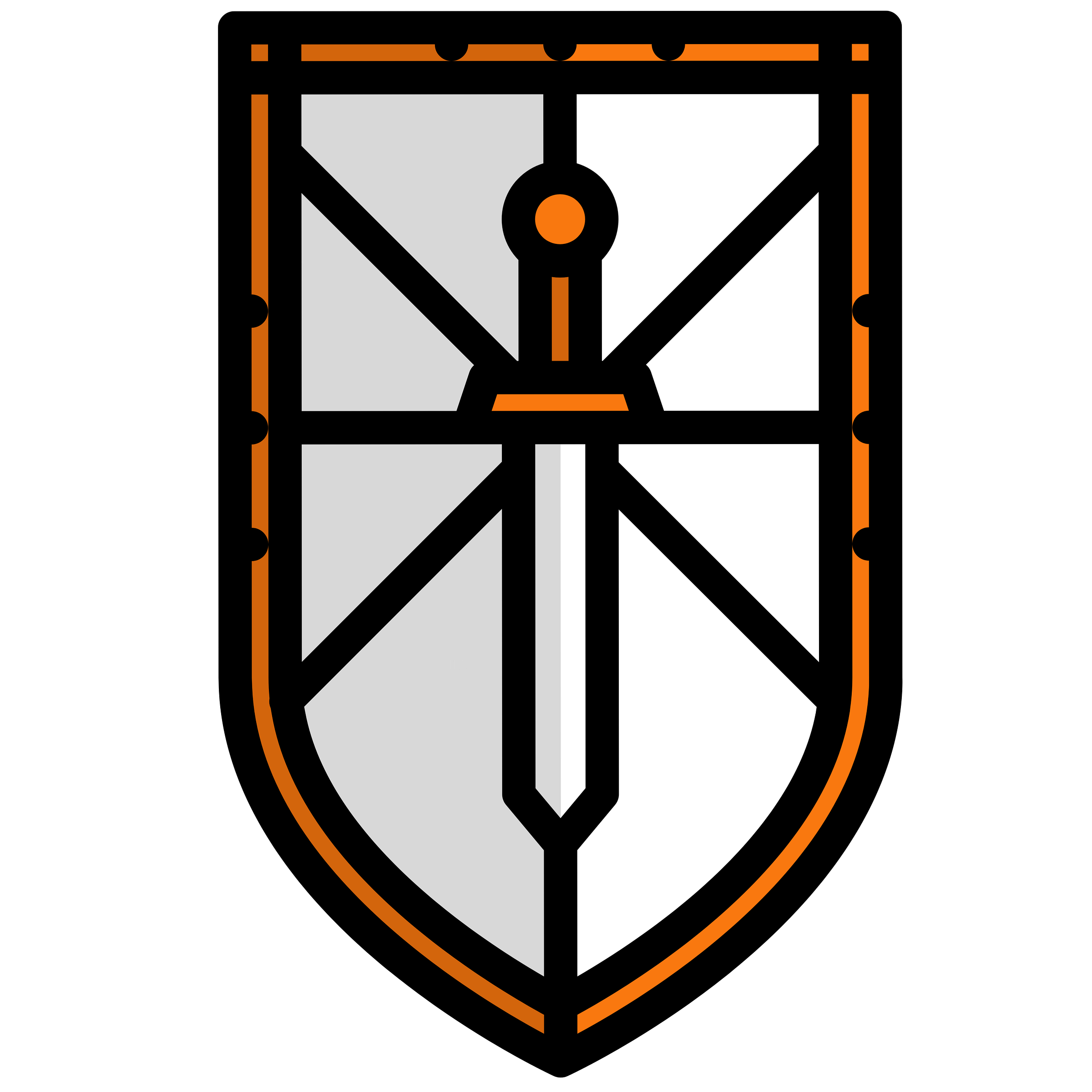 The Orange Hilted Sword – Medium