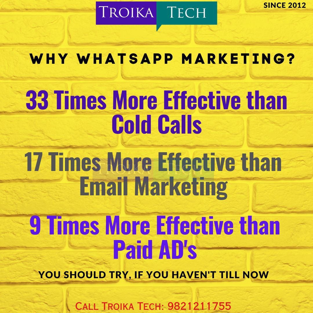 Troika Tech - D2C Promotions on WhatsApp – Medium