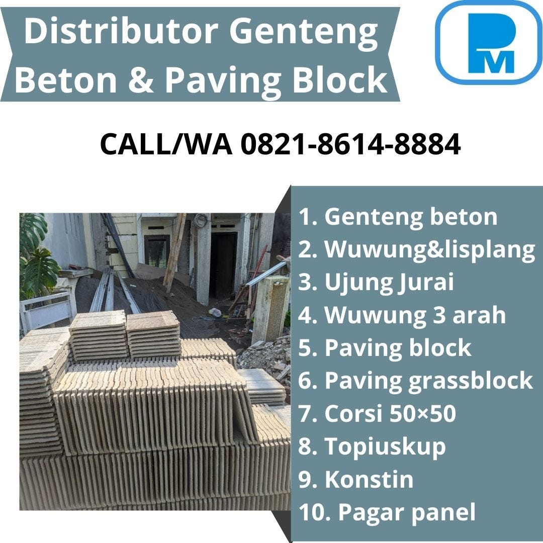 Produsen Genteng Cor Beton – Medium