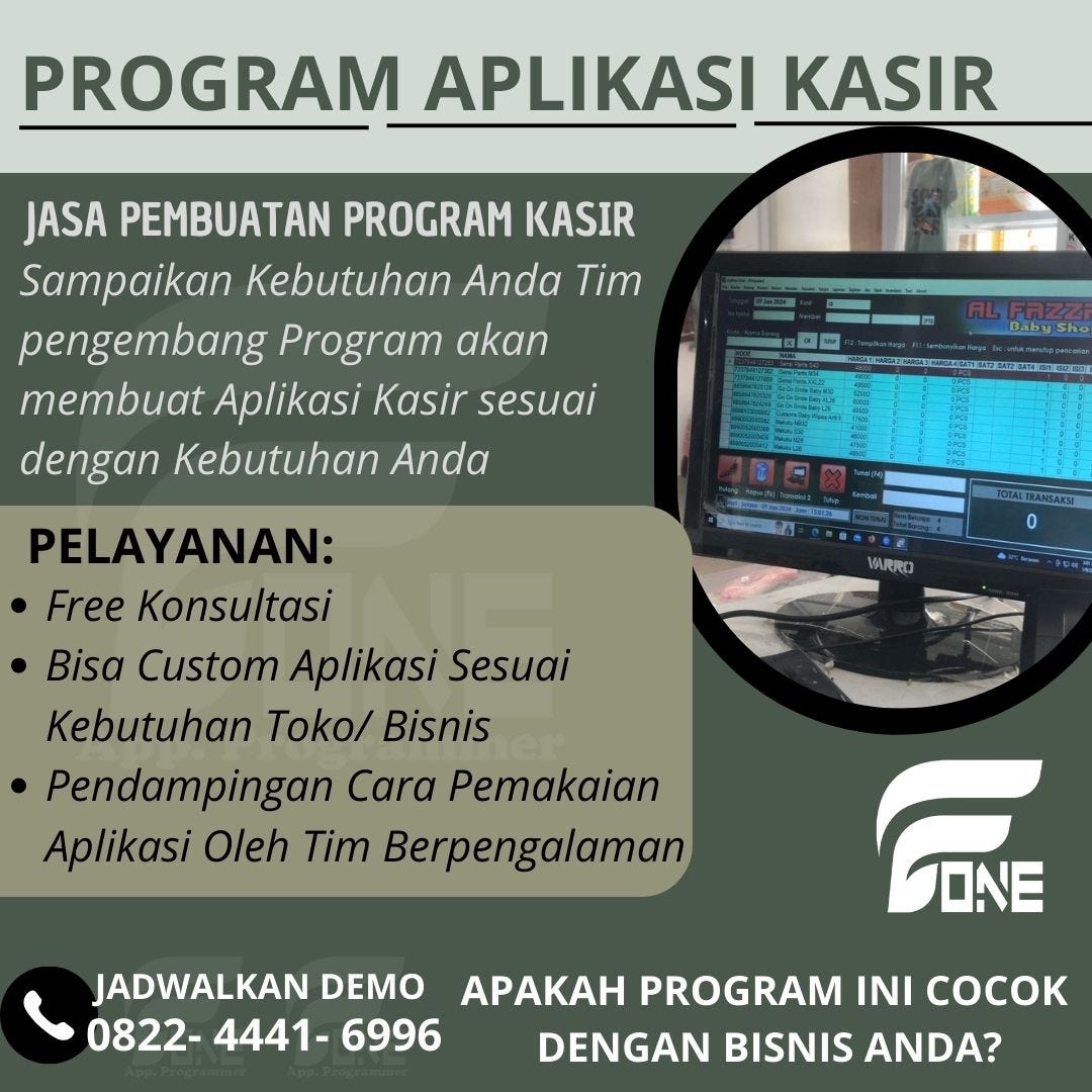 Program Aplikasi Kasir Berbasis Desktop – Medium