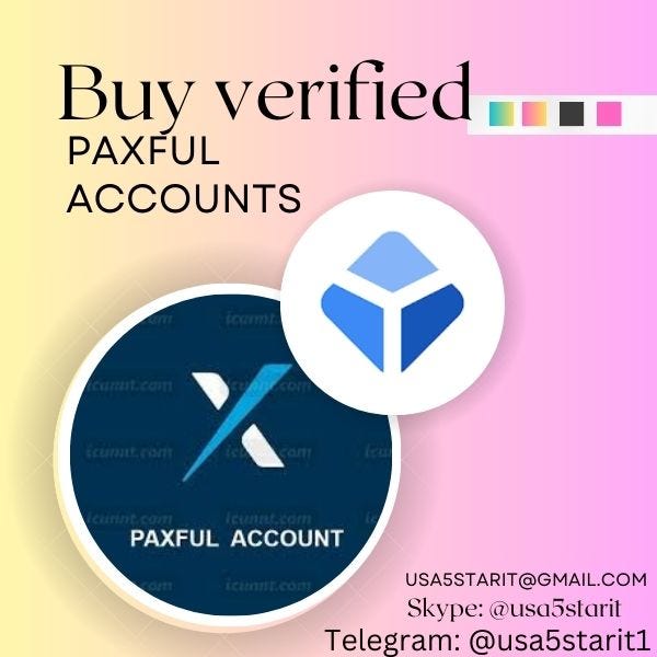 Buy verified Paxful accounts – Medium