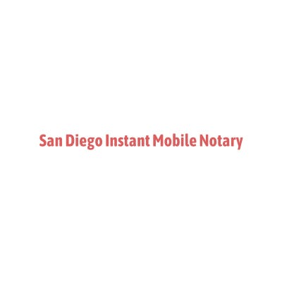 San Diego Instant Mobile Notary – Medium