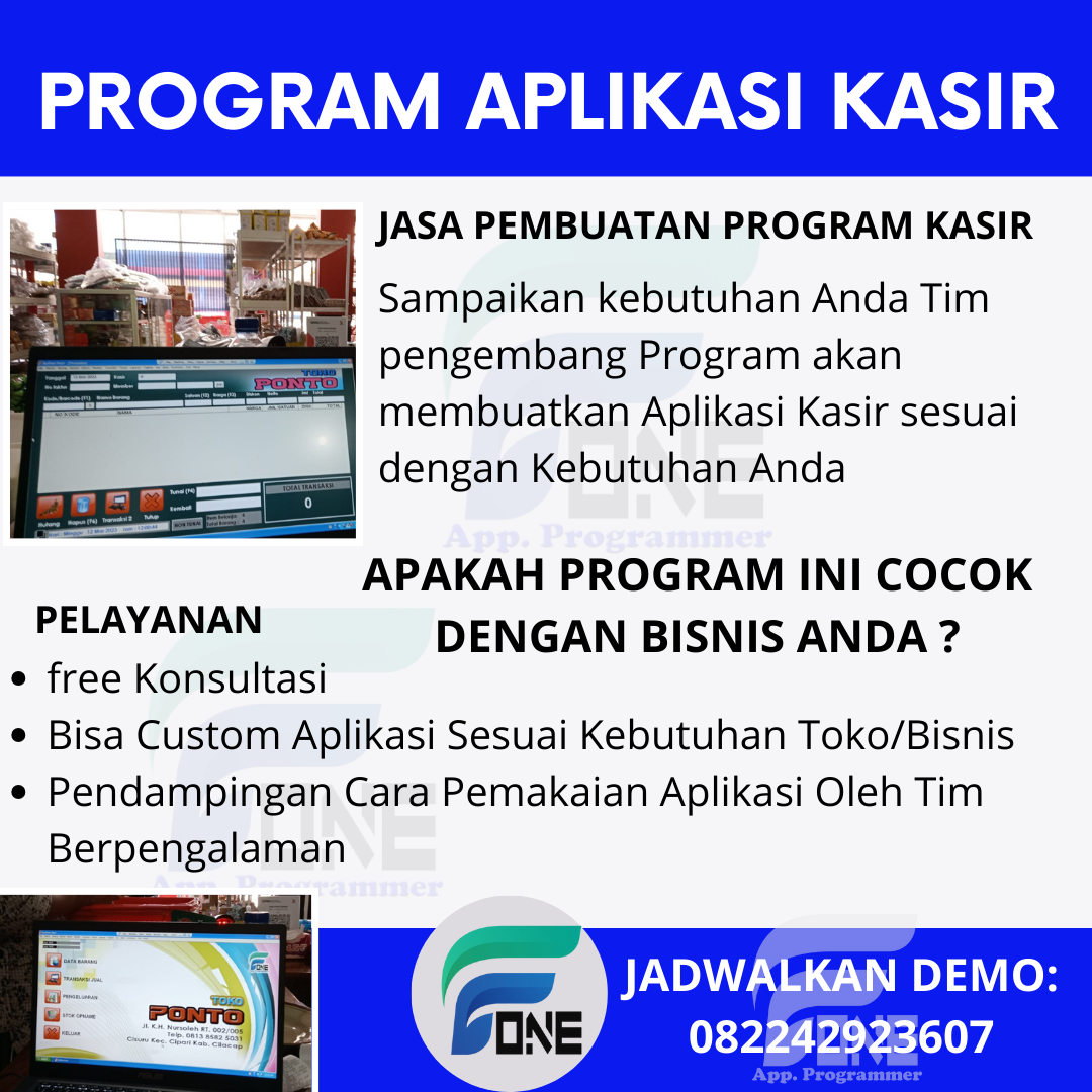 Jasa Pembuatan Software Kasir Toko dan Minimarket – Medium