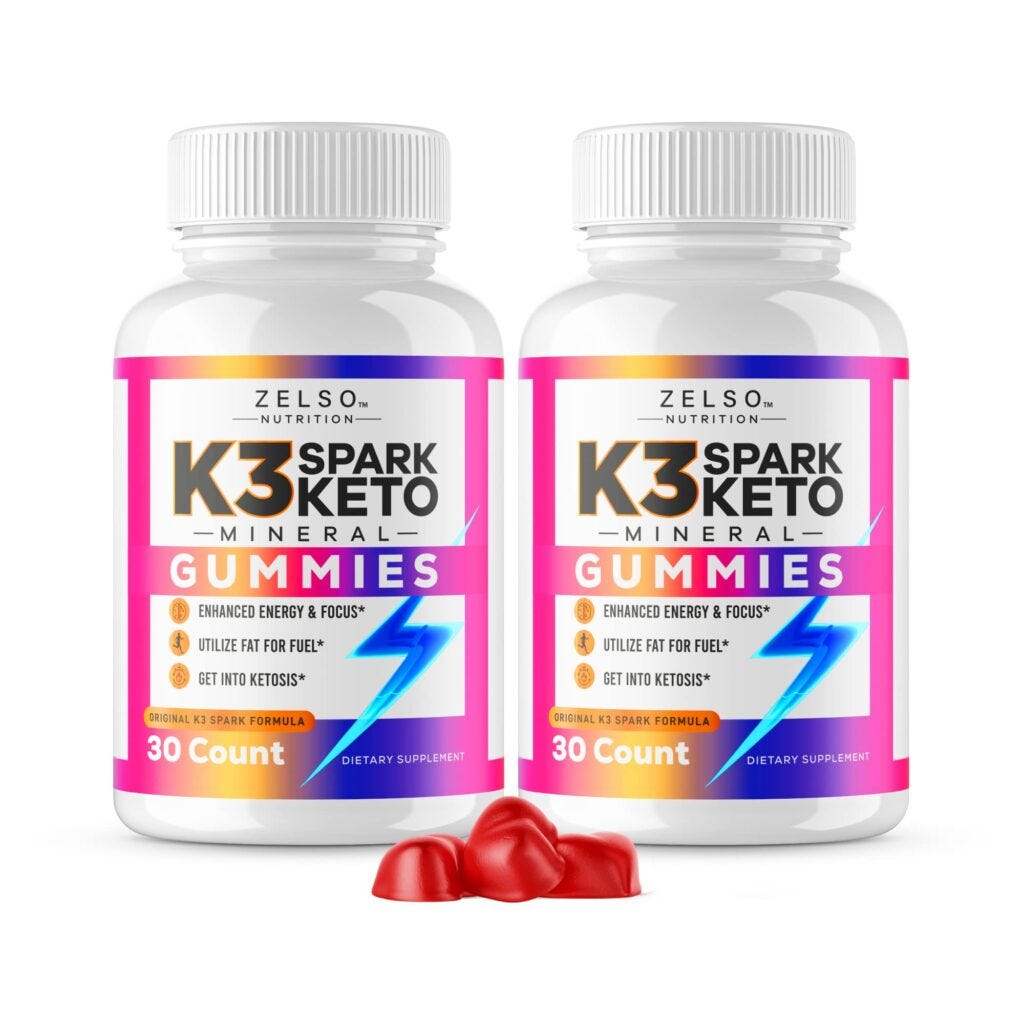 K3 Spark Keto Mineral Gummies – Medium