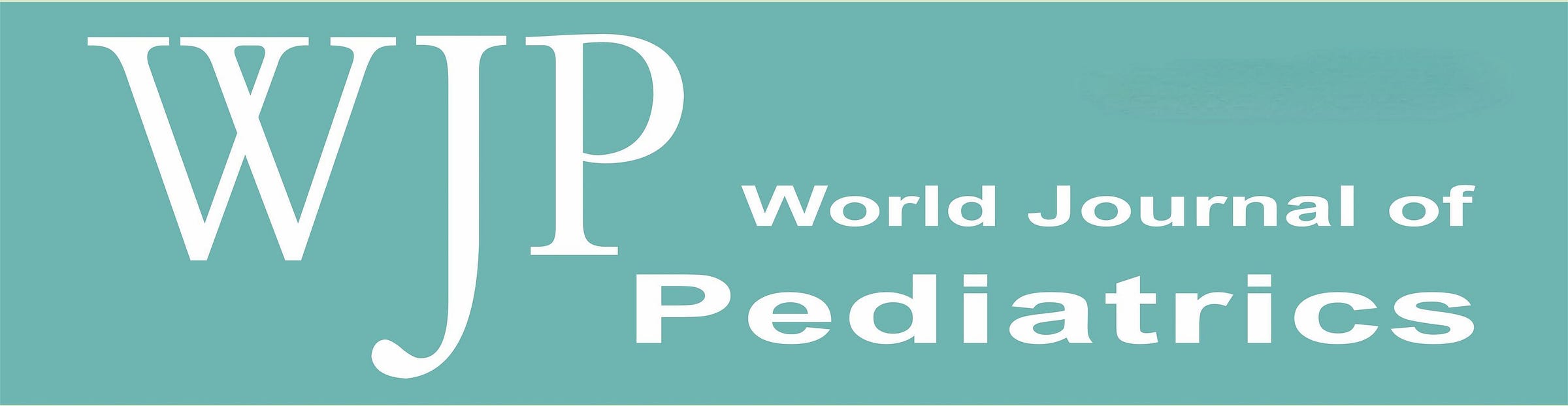 World Journal of Pediatrics – Medium