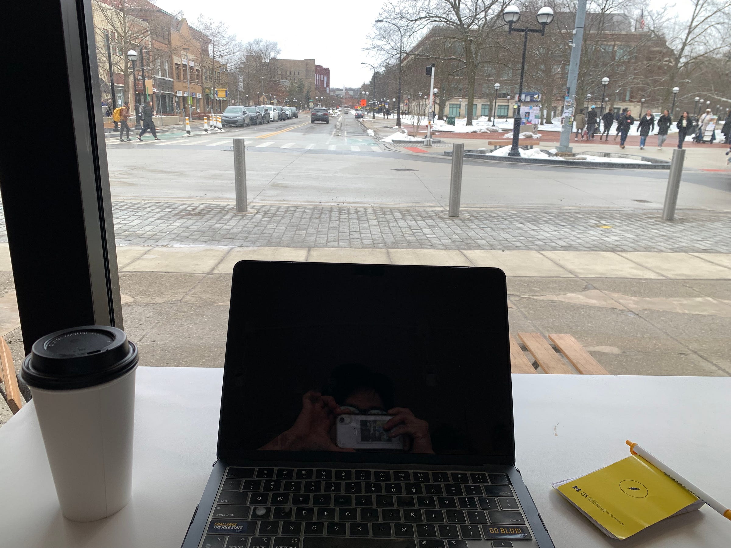 Blue College Student – Medium