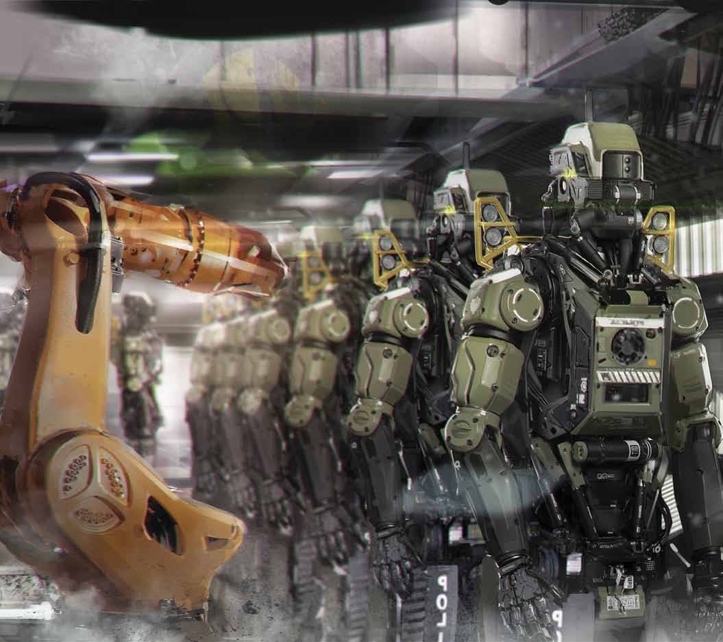 Robots in military