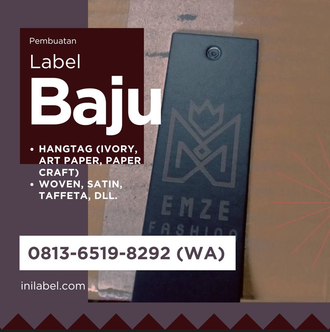 0813 6519 8292 Membuat Label Baju Online – Medium
