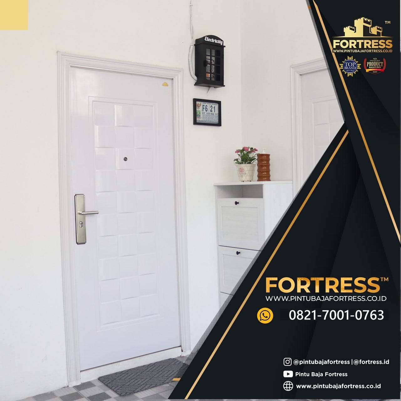 Jual Pintu Minimalis Rumah FORTRESS - Kendari – Medium