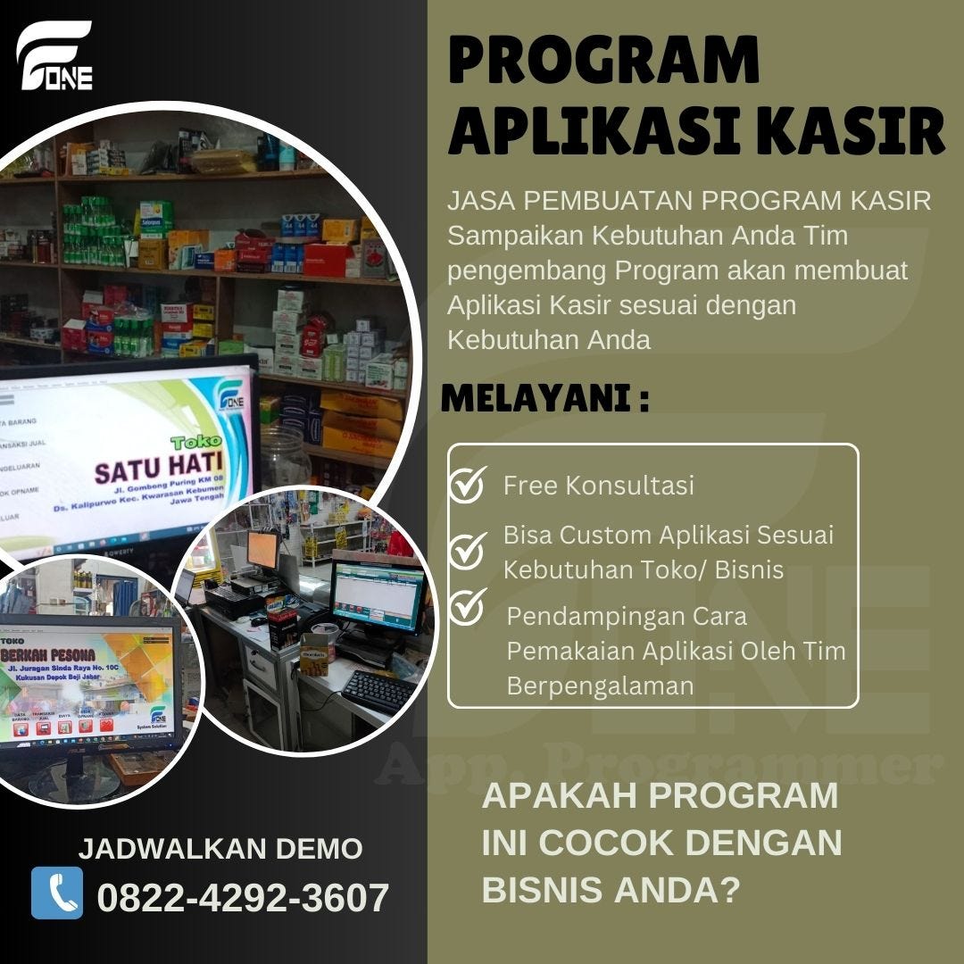 Jasa Pembuatan Aplikasi Kasir dan Stok Gudang – Medium