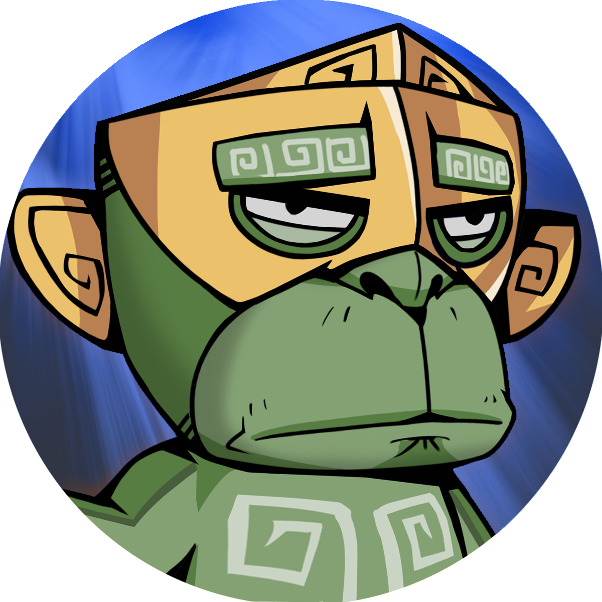 Gold Mask Ape – Medium
