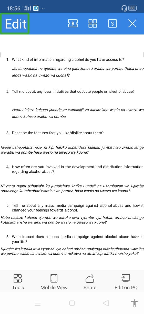 Noti Safi – Medium