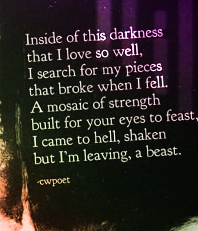 Dark Heart Deep Scars – Medium