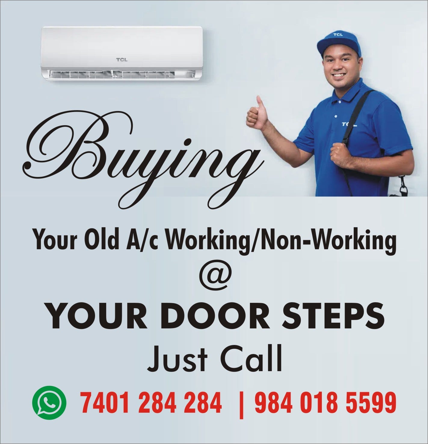 Second Hand AC Buyers in Chennai – Medium