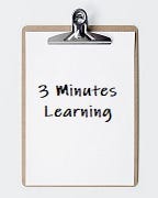3 Minutes Learning – Medium